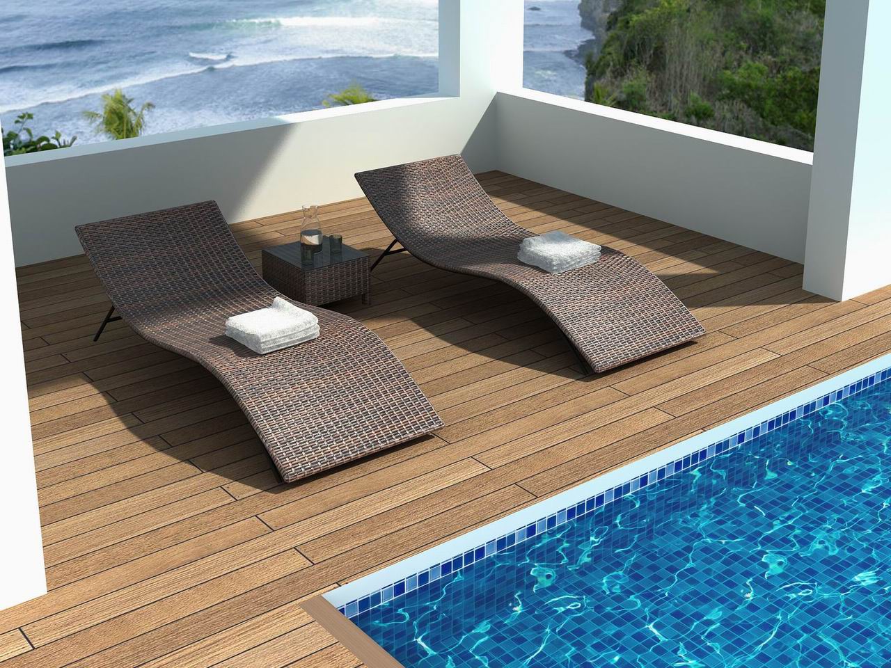 28 Amazing Poolside Designs Ideas