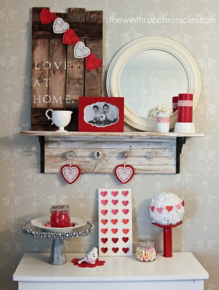 18 Romantic DIY Home Decor Project for Valentine’s Day