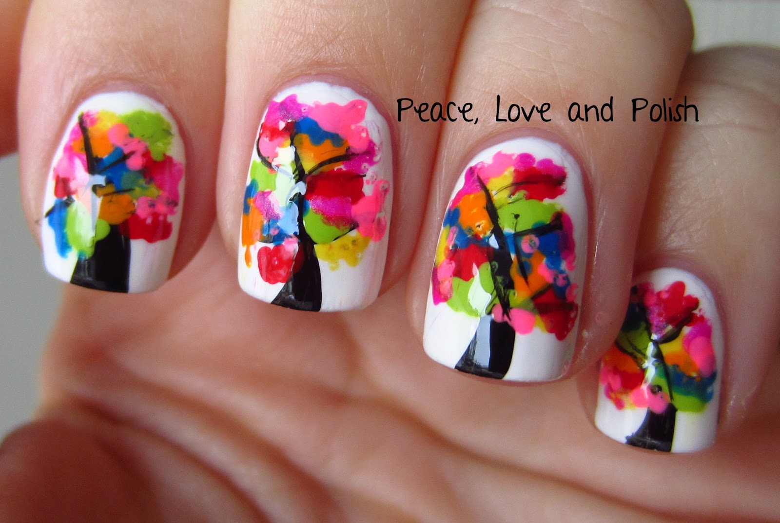 24 Amazing Colorful Nail Art Ideas