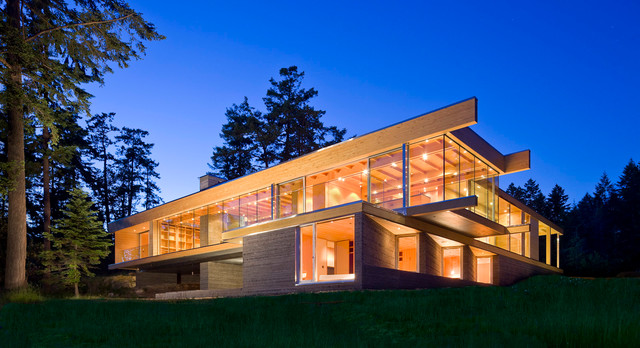 18 Modern Glass House Exterior Designs