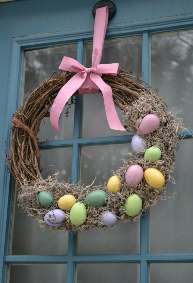 26 Creative and Easy Handmade Easter Wreath Designs