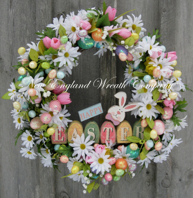 26 Creative and Easy Handmade Easter Wreath Designs