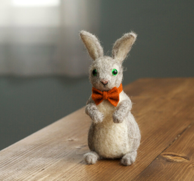 17 Cute & Handmade Needle Felted Easter Decorations