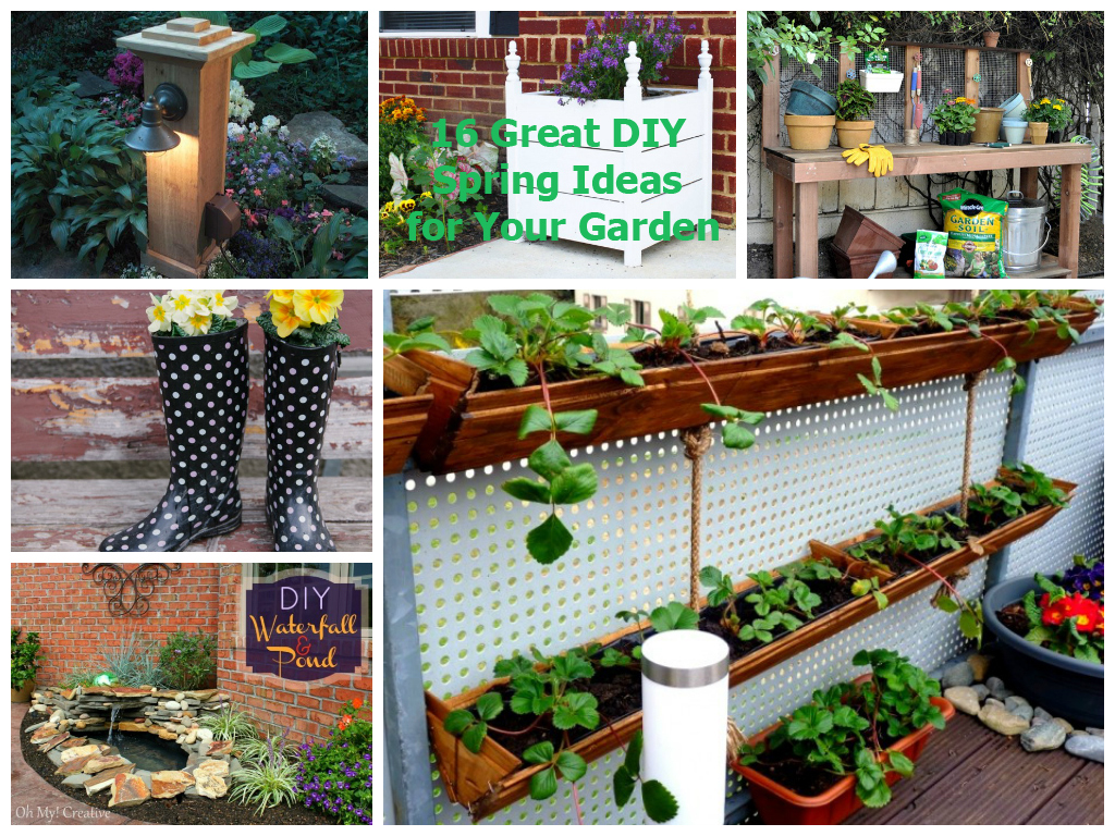 16 Great DIY Spring Ideas for Your Garden