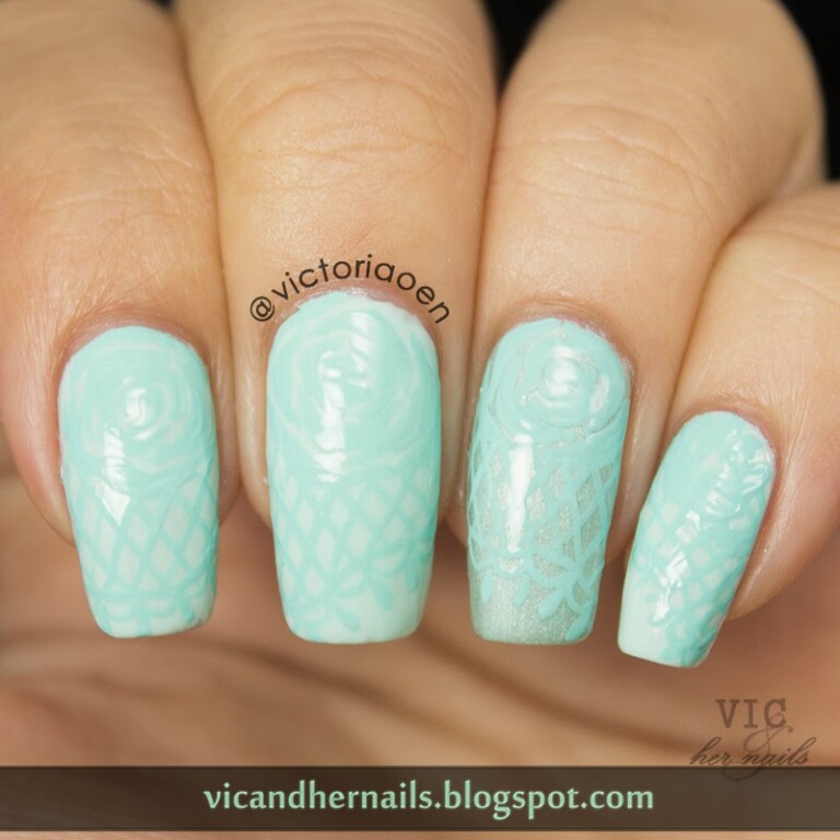 17 Super Cute Mint Nail Art Ideas for Summer