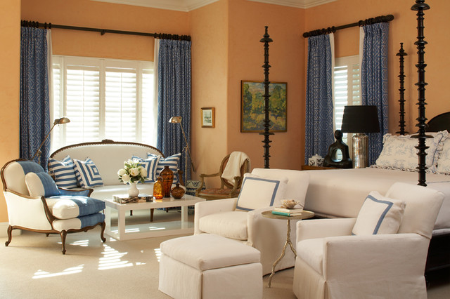 Soft Peach Color Walls for Sophisticated Interior Look