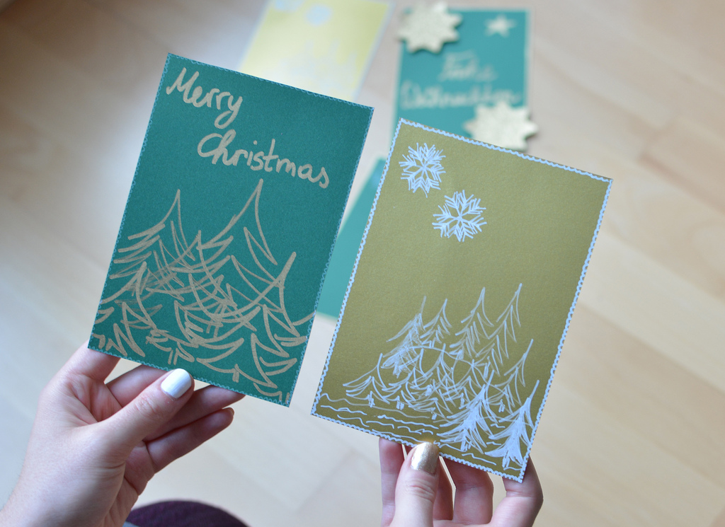 17 DIY Christmas Cards - Add Some Personal Touch to the Greetings for ...