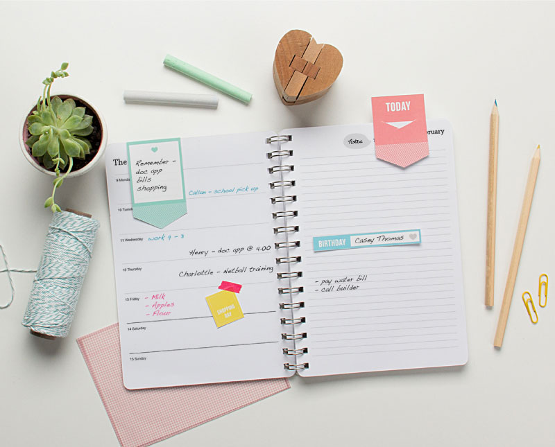 Time to Get Organized - 20 DIY Planner Ideas and Printables for Perfect ...
