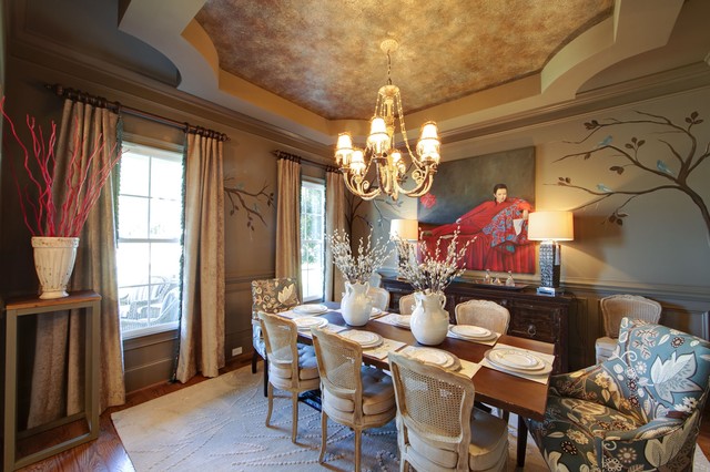 20 Amazing Dining Room Design Ideas with Tray Ceiling