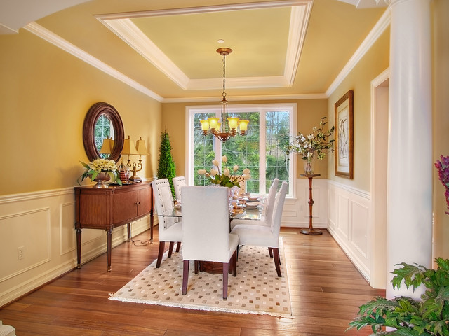 20 Amazing Dining Room Design Ideas with Tray Ceiling
