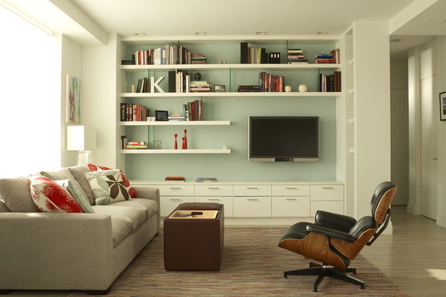 How To Decorate Your Living Room With Floating Shelves - 18 Design Ideas