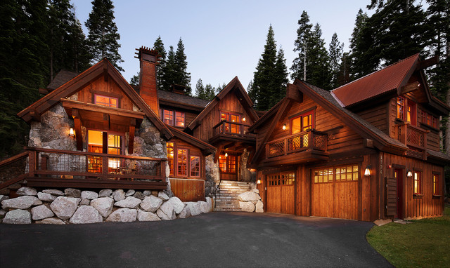 17 Rustic Mountain House Exterior Design Ideas