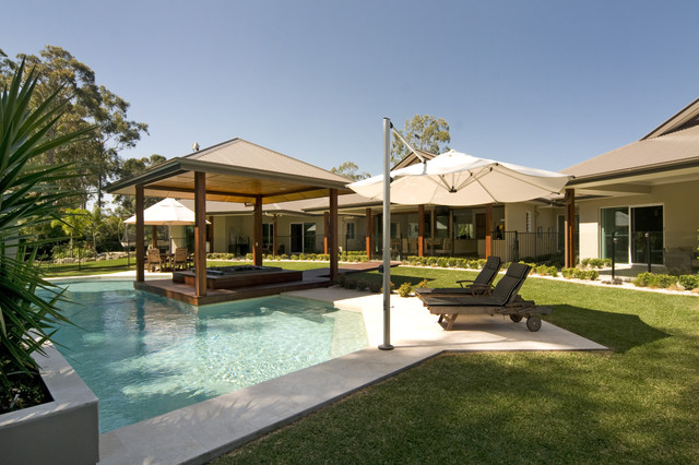 Pool Area- 20 Outstanding Gazebo Design Ideas for Relaxing in Style