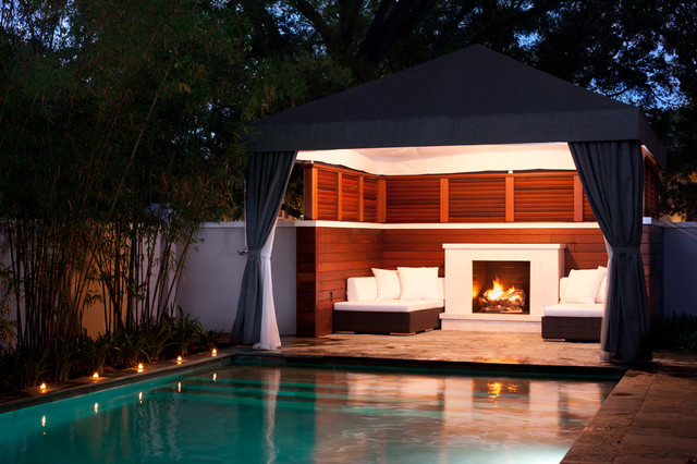 Pool Area- 20 Outstanding Gazebo Design Ideas for Relaxing in Style