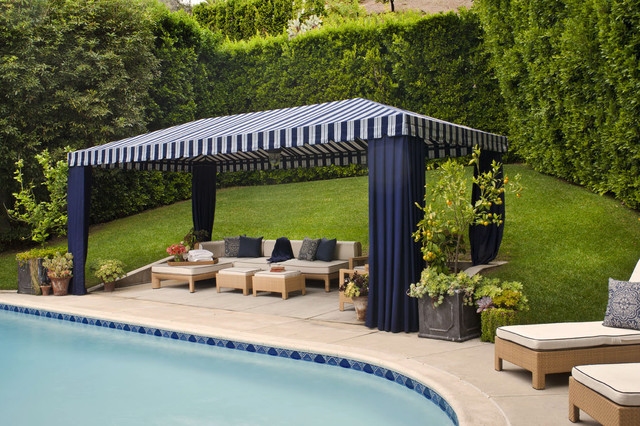 Pool Area- 20 Outstanding Gazebo Design Ideas for Relaxing in Style