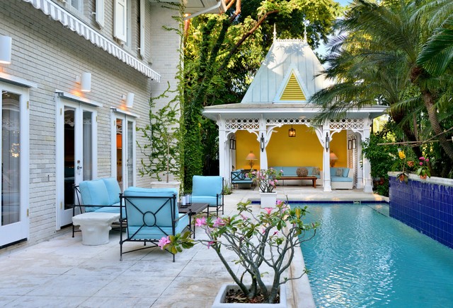 Pool Area- 20 Outstanding Gazebo Design Ideas for Relaxing in Style