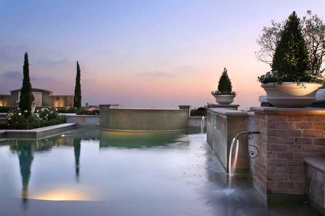 Landscaping Backyard Oasis- 18 Pool Design Ideas in Mediterranean Style