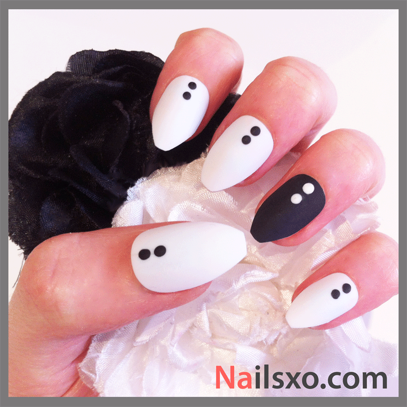 Monochrome Nail Art Ideas: 17 Simple and Creative Nail Designs
