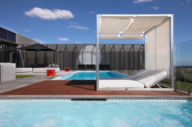 17 Impressive Modern Pool Deck Design Ideas