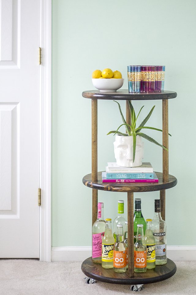 19 Chic DIY Bar Cart Design and Makeover Ideas