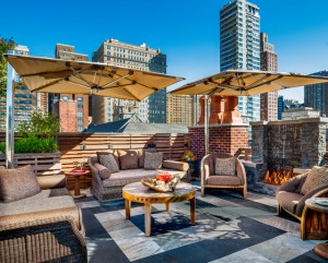 20 Rooftop Terrace Fireplace And Fire Pit Design Ideas To Relax And ...