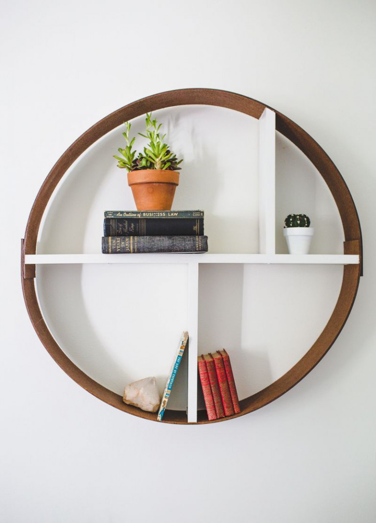 15 Brilliant and Unique DIY Shelf Ideas
