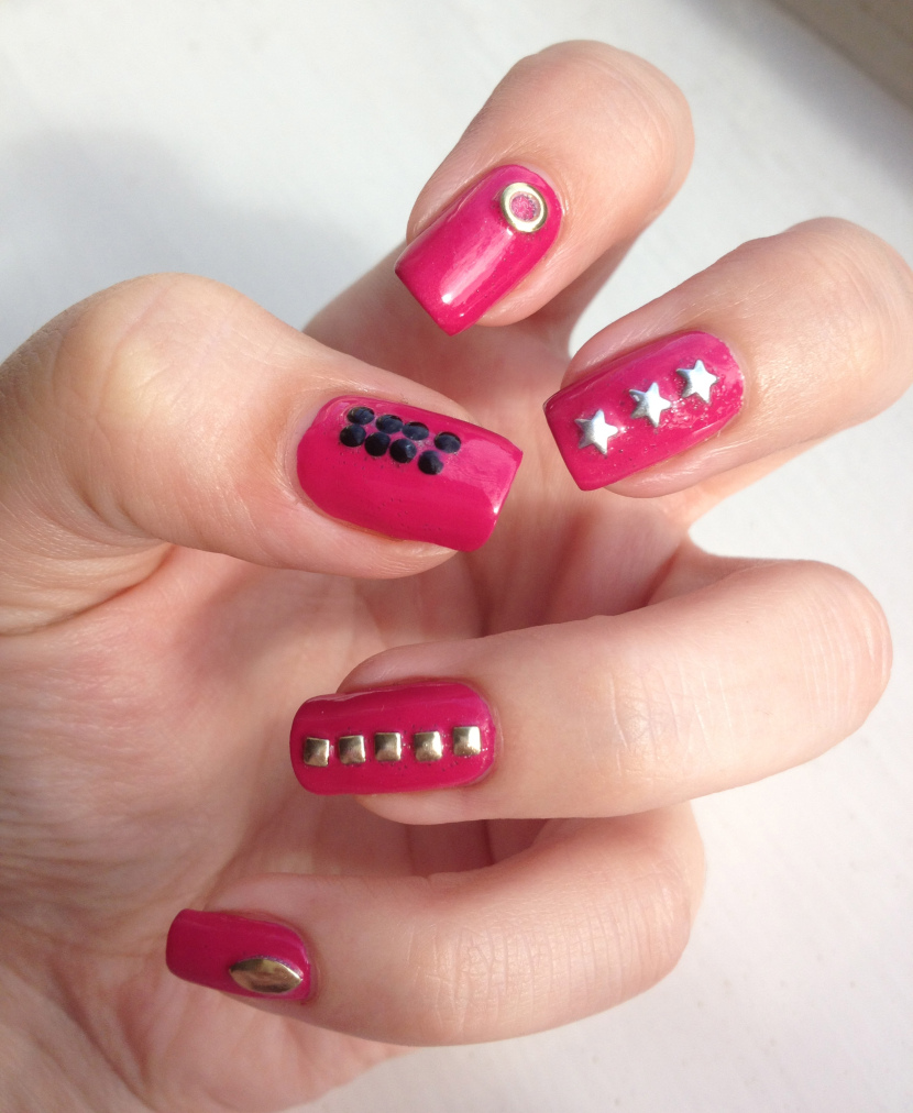 Studs and Embellishments: 17 Creative Nail Art Ideas