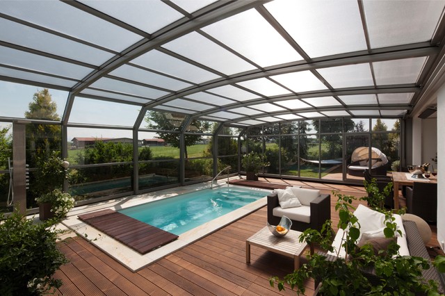 19 Stunning Covered Pool Design Ideas