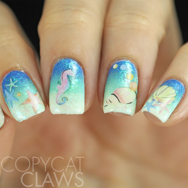 15 Beautiful Under The Sea Inspired Nail Art Ideas