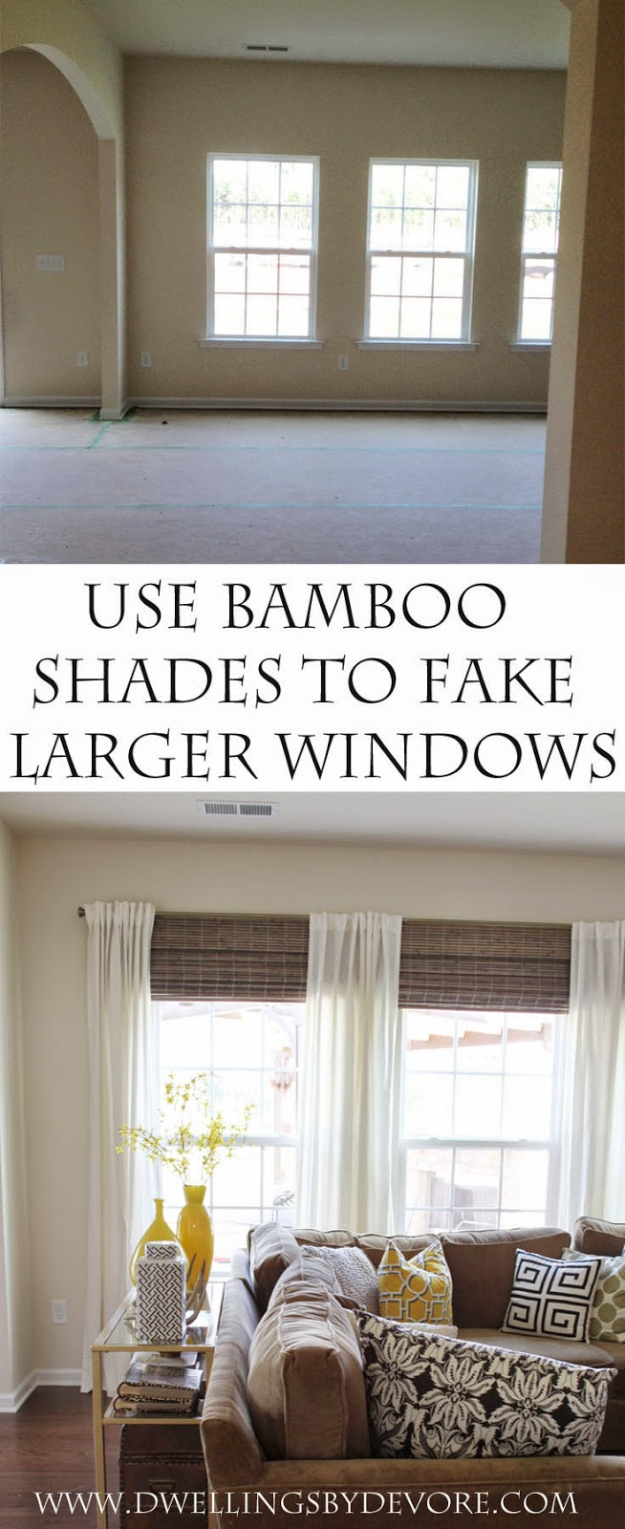 16 Cool, Easy and Cheap DIY Ideas To Dress Up Your Windows