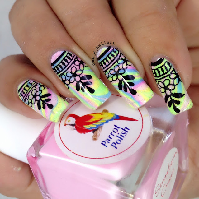 Color Contrasts: 15 Creative, Unique and Abstract Nail Art Ideas