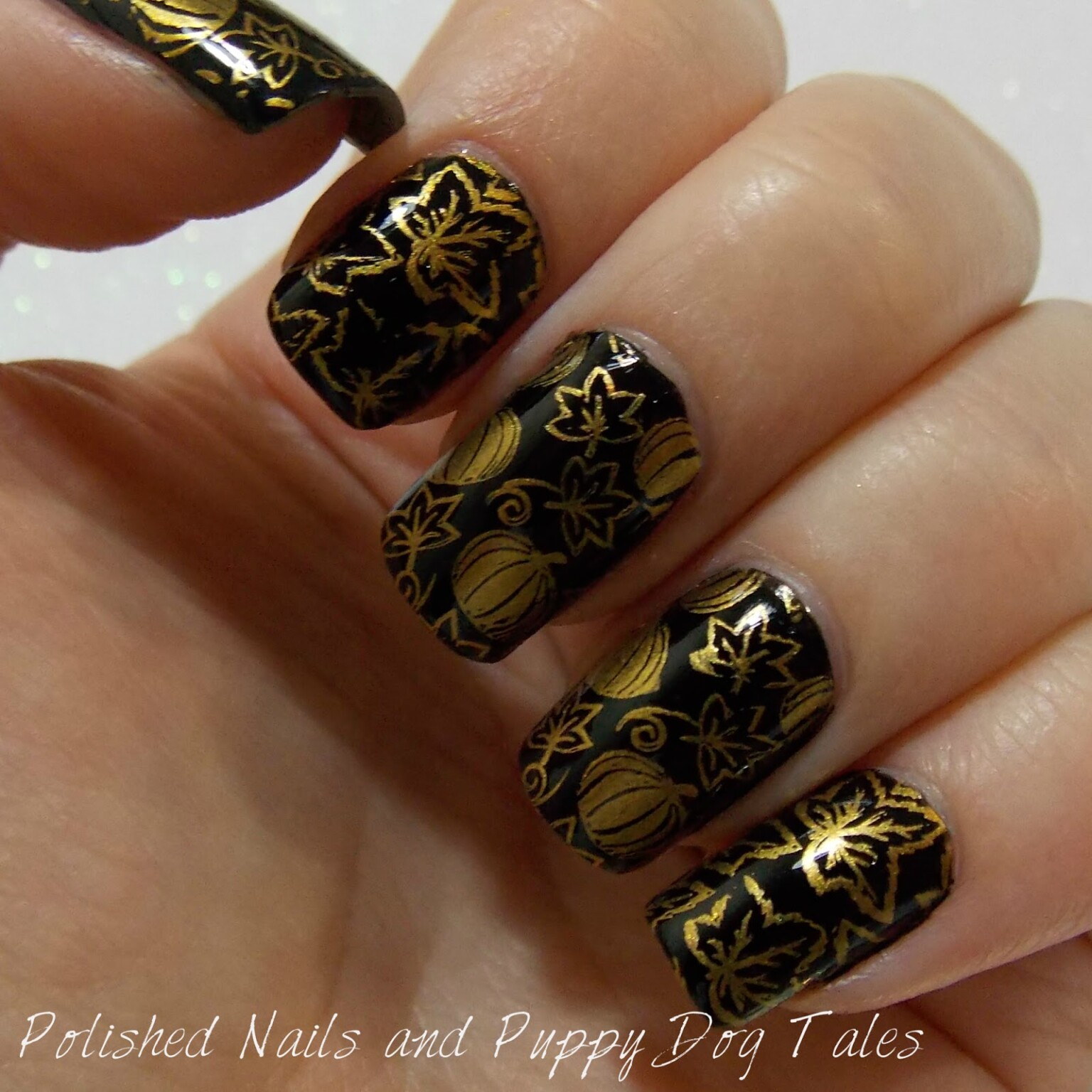 15 Amazing Nail Art Ideas with Black Base