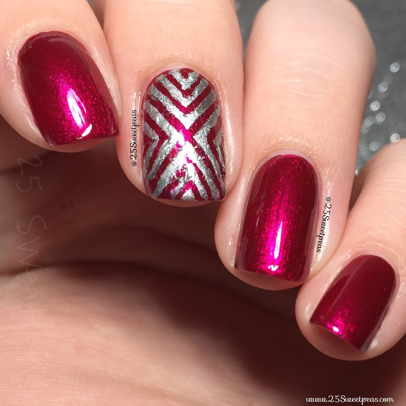 16 Gorgeous Nail Designs You Can Do With Scotch Tape