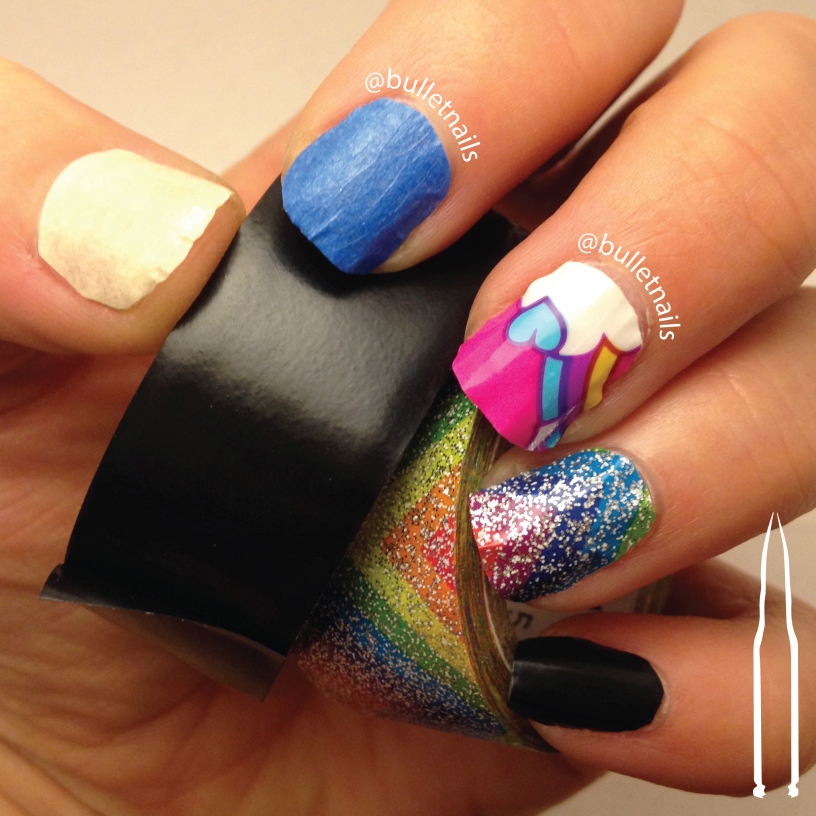 16 Gorgeous Nail Designs You Can Do With Scotch Tape