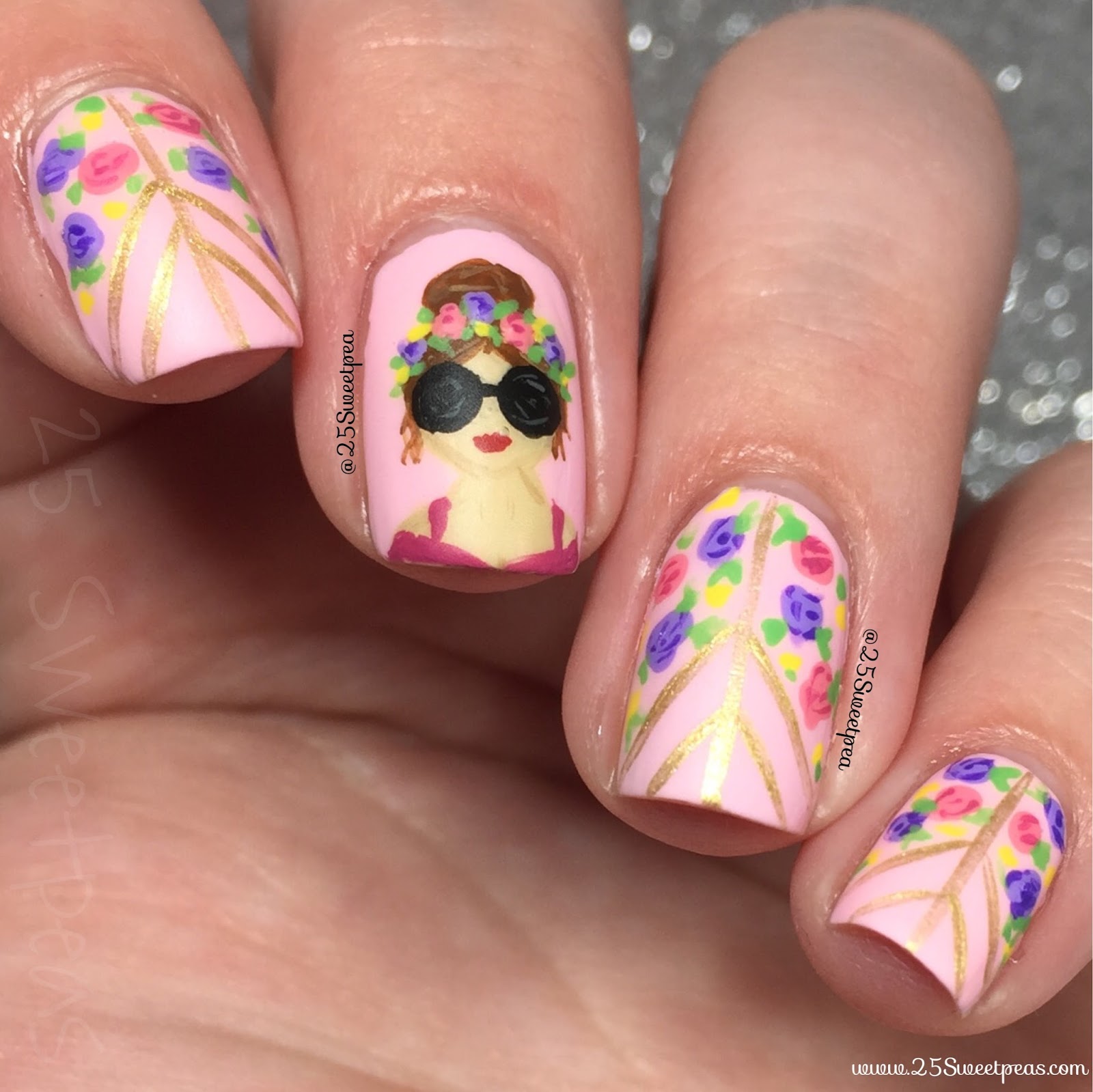 Hippy and Boho Nail Art Ideas for Cute Nails