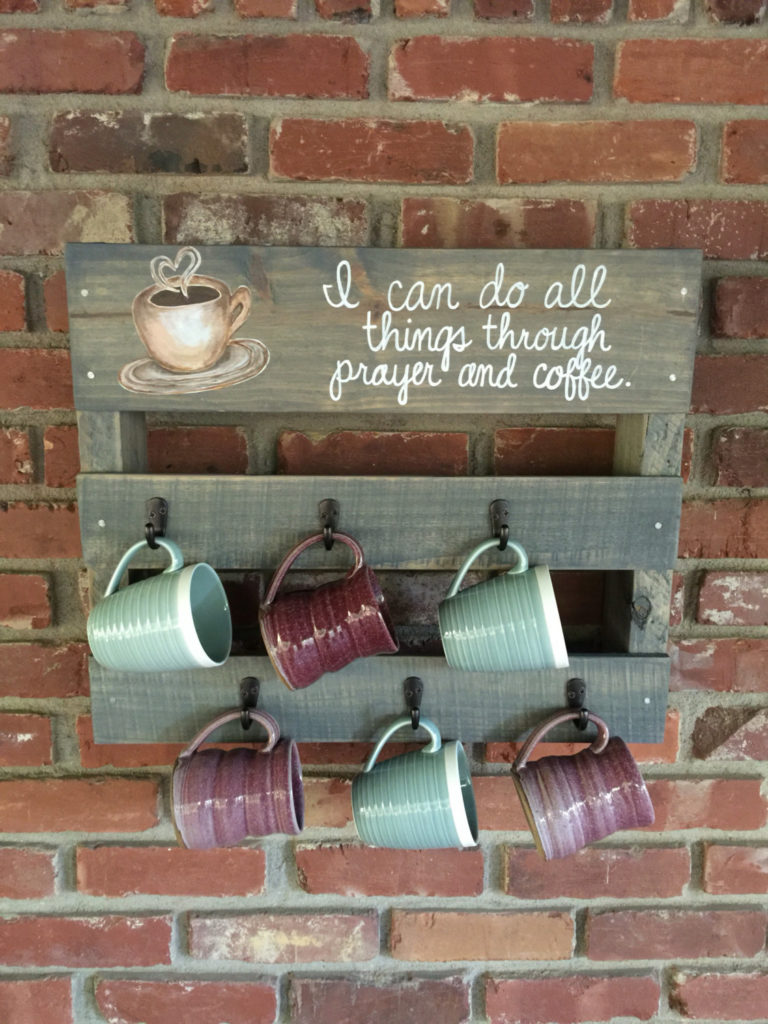 15 Awesome Handmade Coffee Mug Racks For The Coffee Junkies Out There
