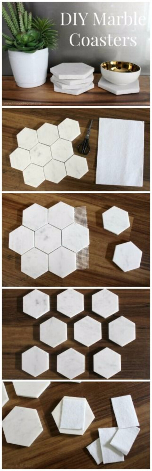 15 Cool DIY Coasters That You Should Craft Right Now