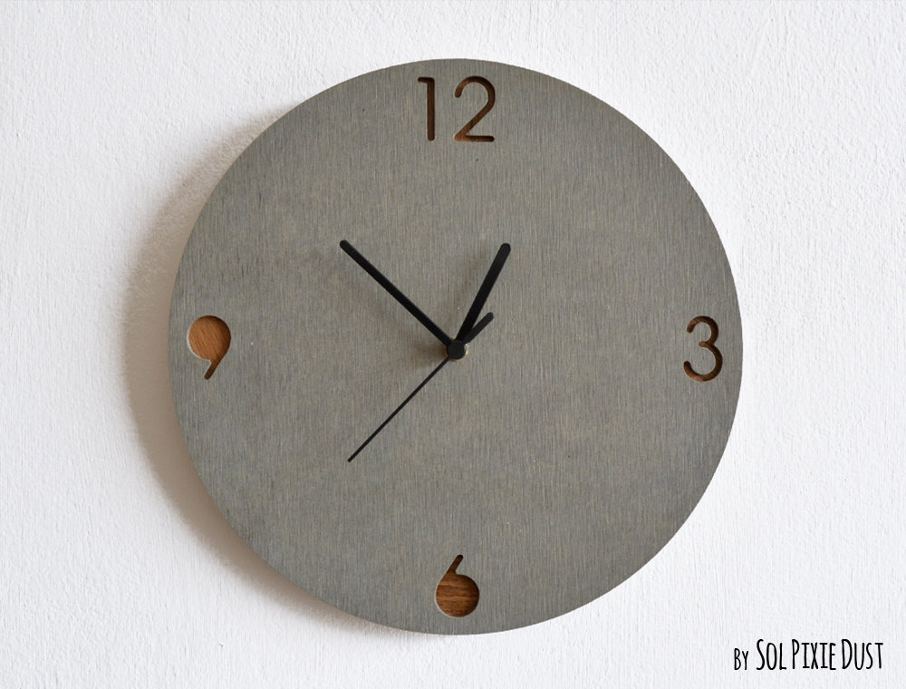 16 Chic Handmade Wall Clock Designs That Make Great DIY Projects