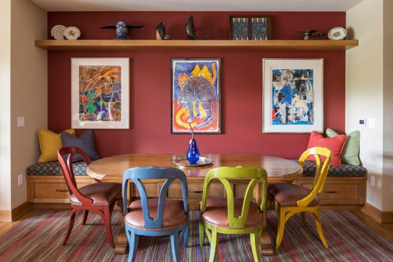 17 Outstanding Eclectic Dining Room Designs You'll Love