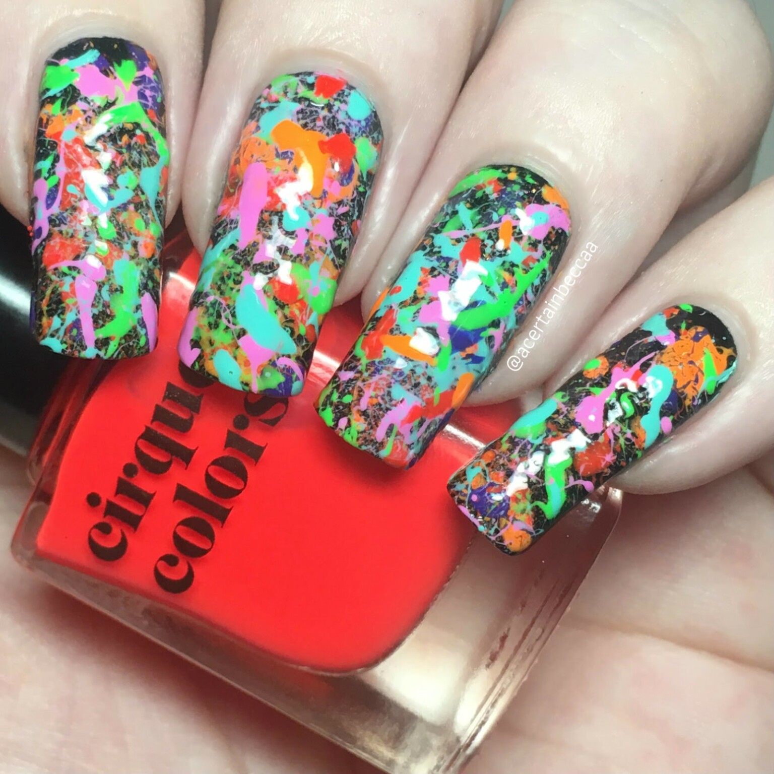 Color Explosions On Your Nails: 14 Creative Nail Art Ideas