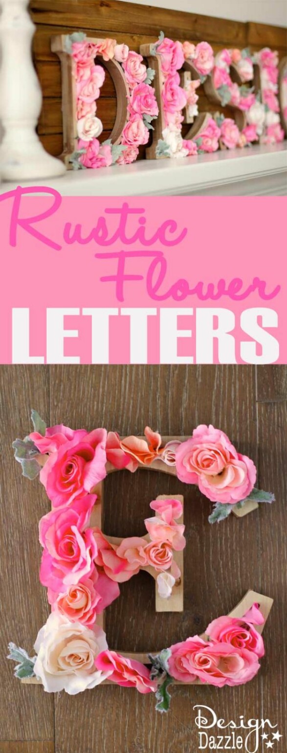 15 Lovely DIY Ideas Of Words And Letters To Decorate With