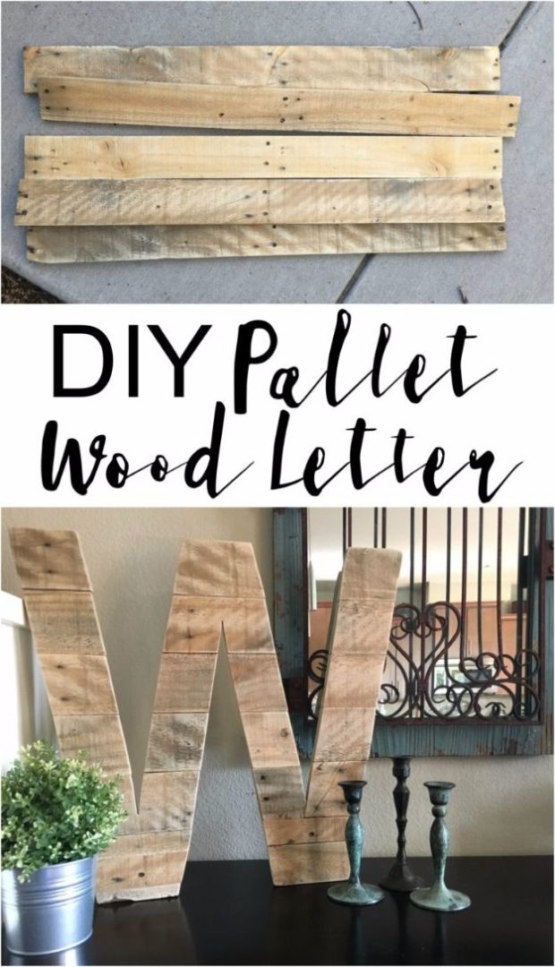 15 Lovely DIY Ideas Of Words And Letters To Decorate With