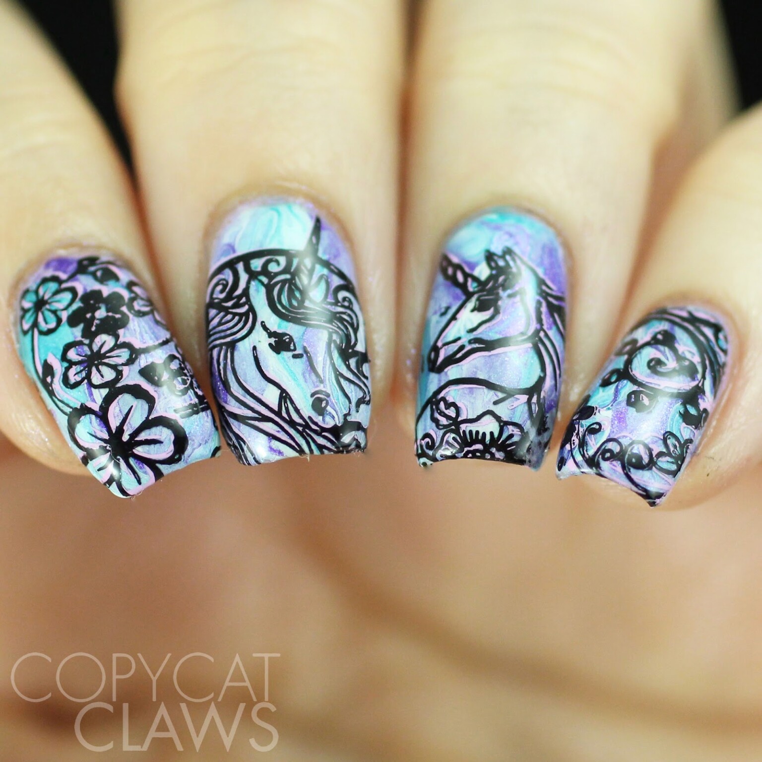 Mythical Creatures on your Nails: 17 Magical Nail Art Ideas