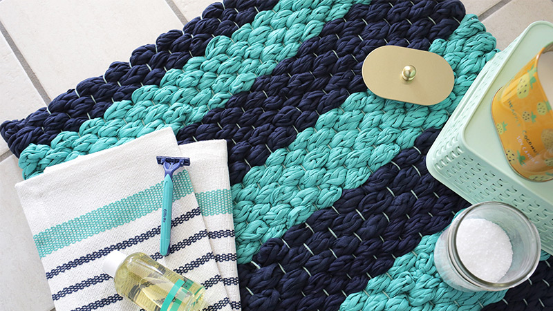 DIY Bath Mats To Restyle Your Bathroom