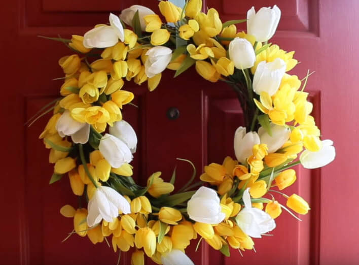 15 Pretty DIY Spring Wreaths