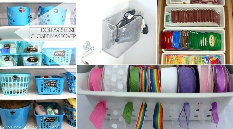 15 Clever Dollar Store DIY Organization Hacks (Part 1)