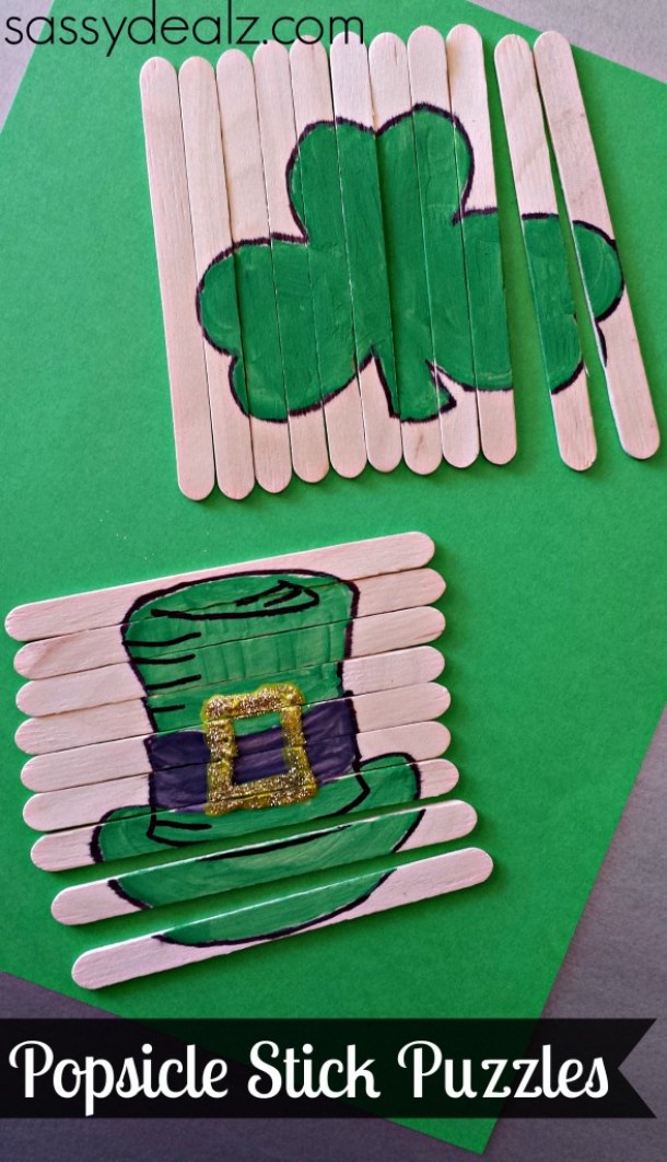 Lucky Shamrock Crafts for Kids to Make this St. Patrick's Day (Part 1)