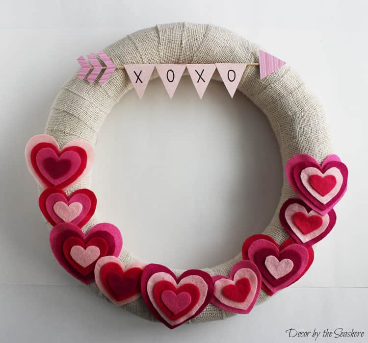 Lovely Handmade Valentine's Wreath Designs (Part 1)