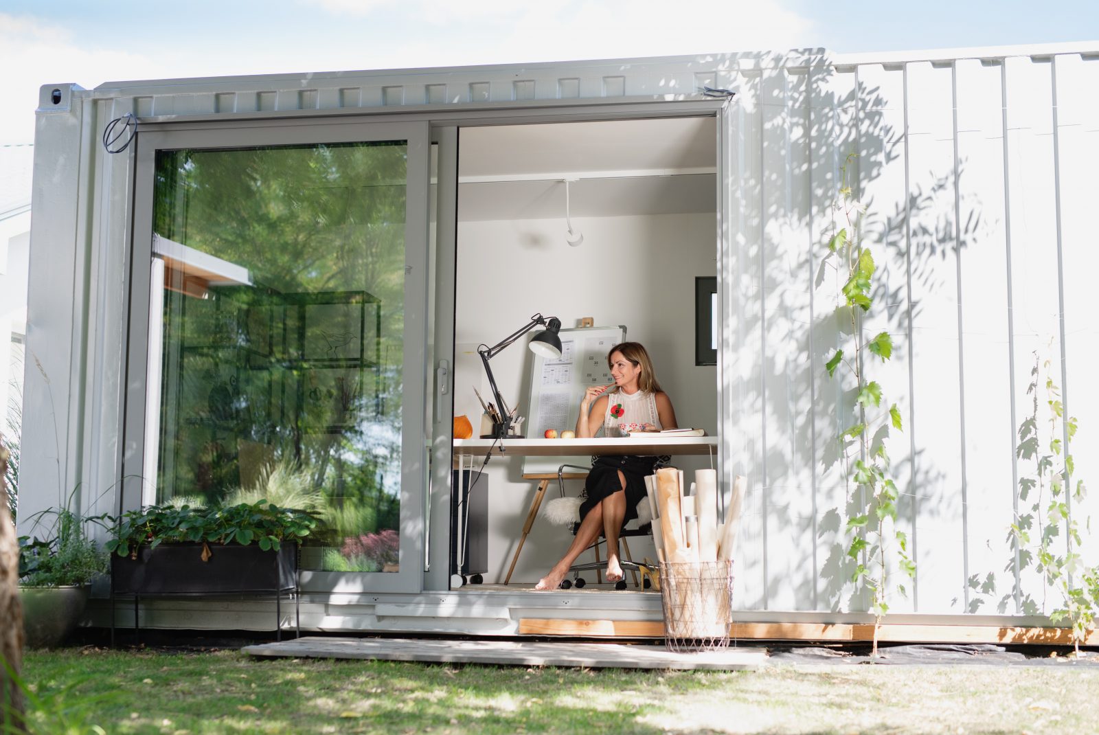 How To Style A Cargo Container Office